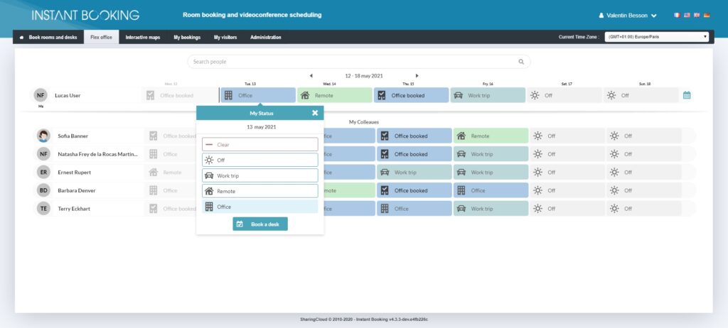 Instant Booking - SharingCloud