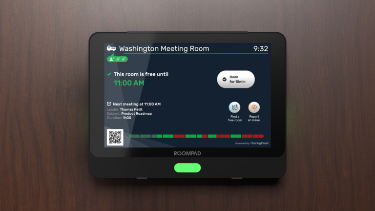 RoomPad®: room booking made easy - SharingCloud